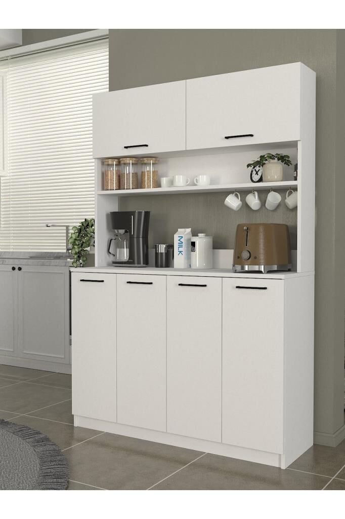 Dorpek Dorpek Tuco Çok Amaçlı Dolap 4 kapaklı Mutfak Dolabı 180 cm ...